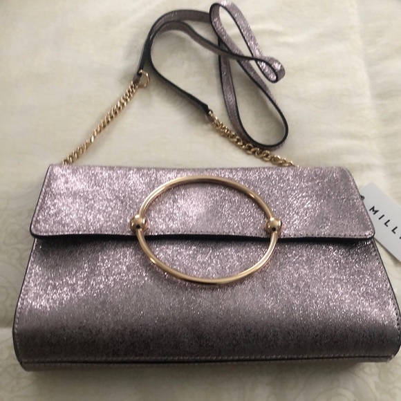 Milly | Bags | Milly Metallic Purse Can Be Shoulder Or Clutch Purse ...